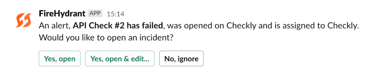 New Integration: Declare FireHydrant Incidents from Checkly Alerts | FireHydrant