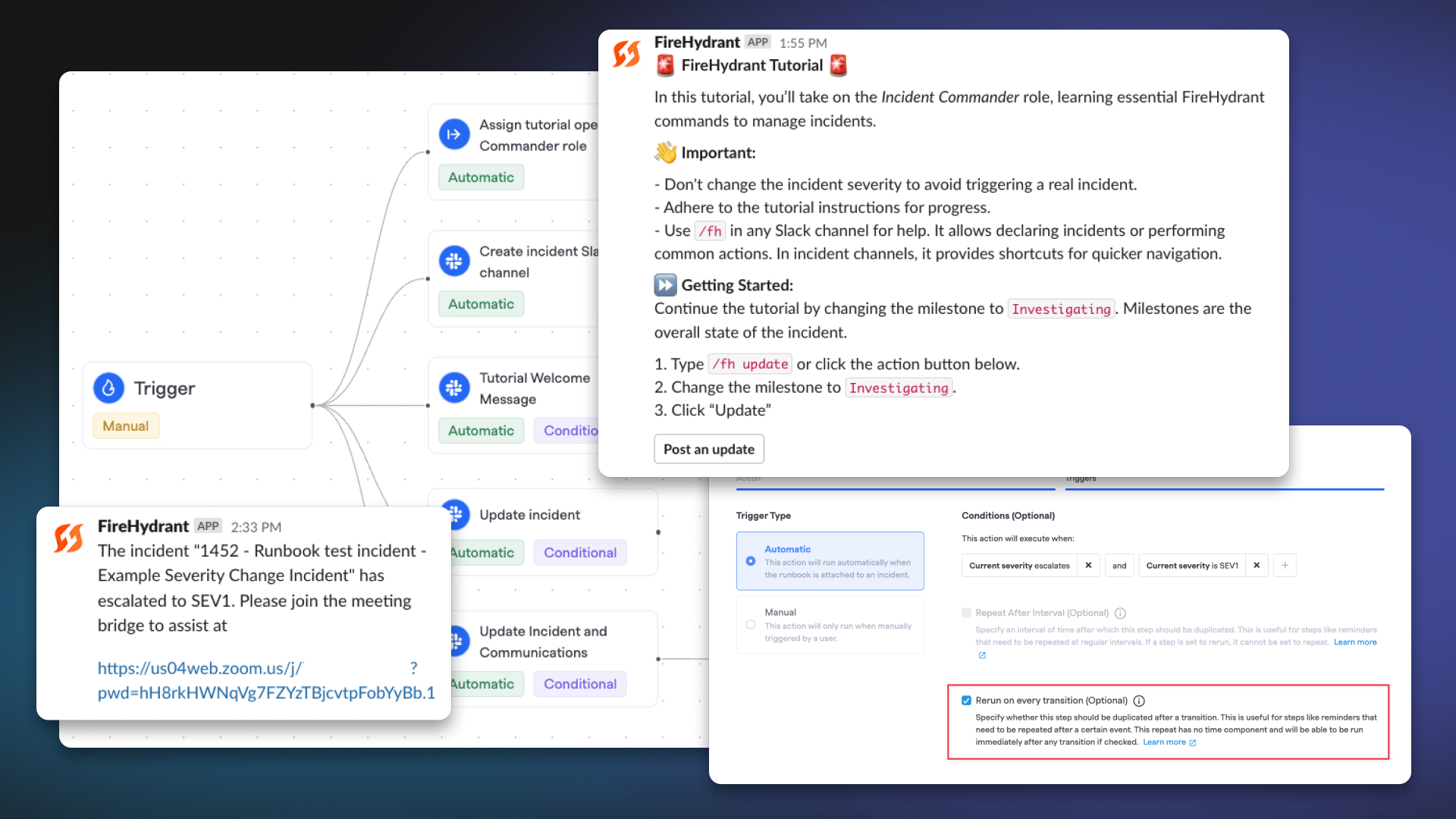Tutorial Runbooks, Runbook Visual Explorer, Auto-Rerun Steps, and more!