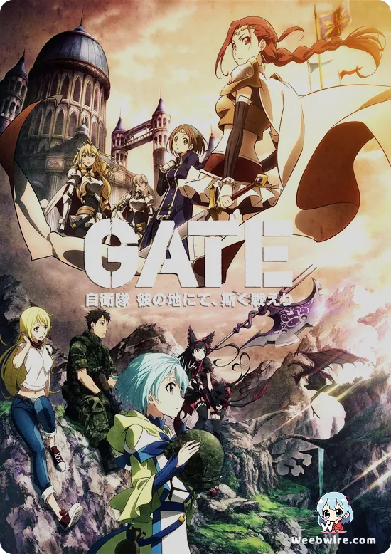 GATE: Jieitai Kanochi nite - Military Fantasy Anime