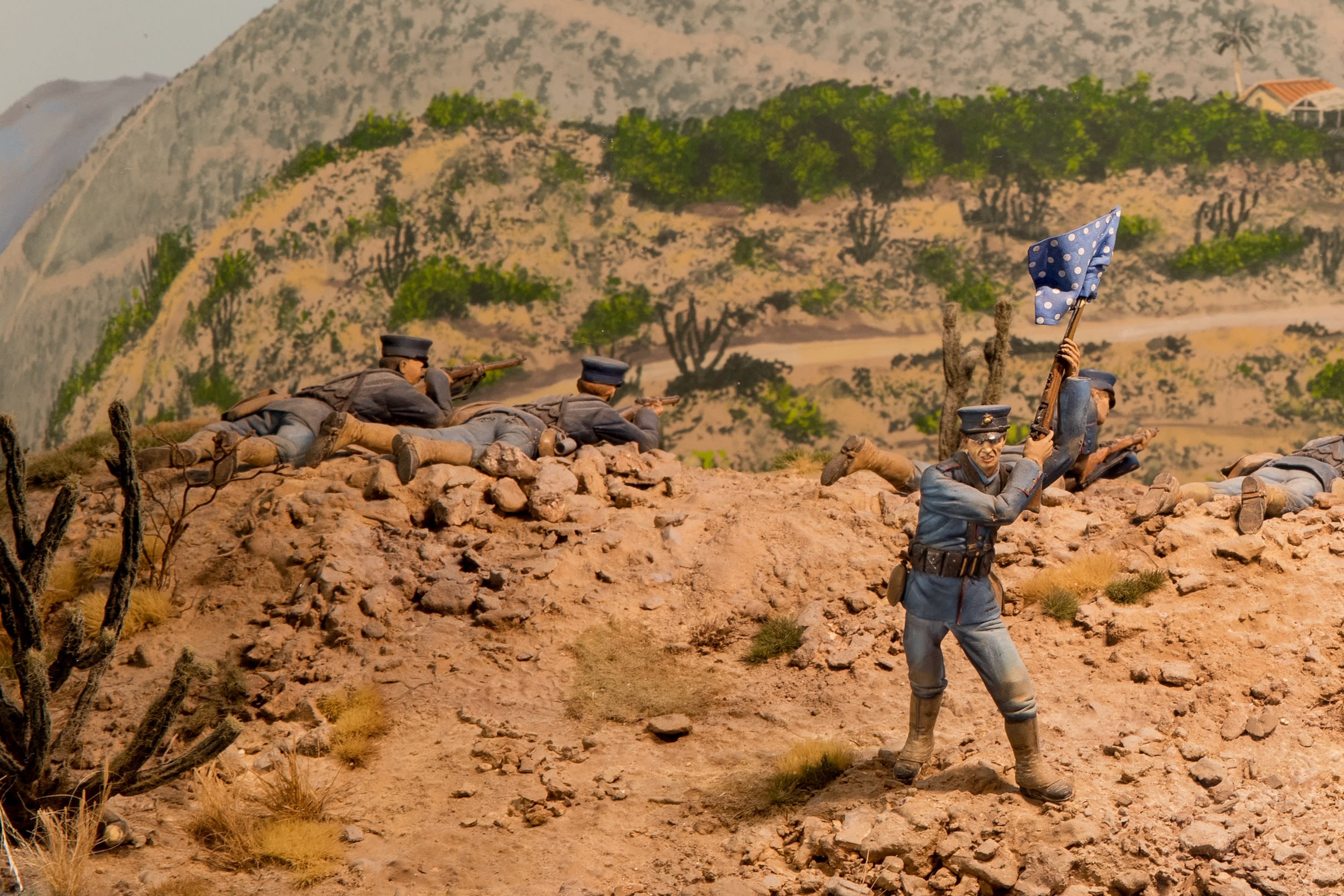 The Battle for Cuzco Well Diorama