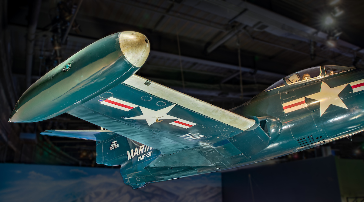 Grumman F9F-2 Panther jet fighter