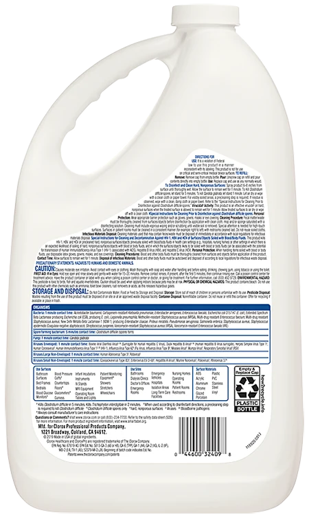 Clorox Healthcare Spore Defense Cleaner Disinfectant | CloroxPro
