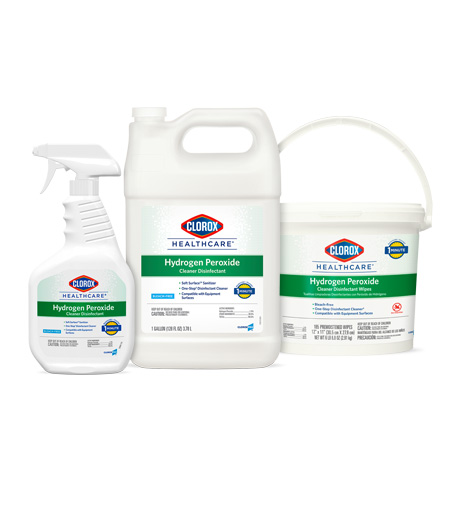 Clorox Healthcare® Hydrogen Peroxide Cleaner Disinfectants | CloroxPro
