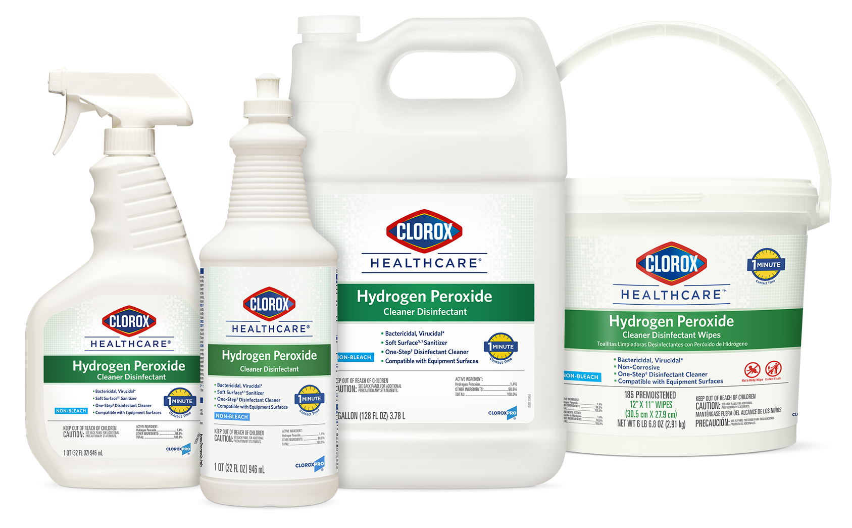 Clorox Healthcare Hydrogen Peroxide Cleaner Disinfectants CloroxPro