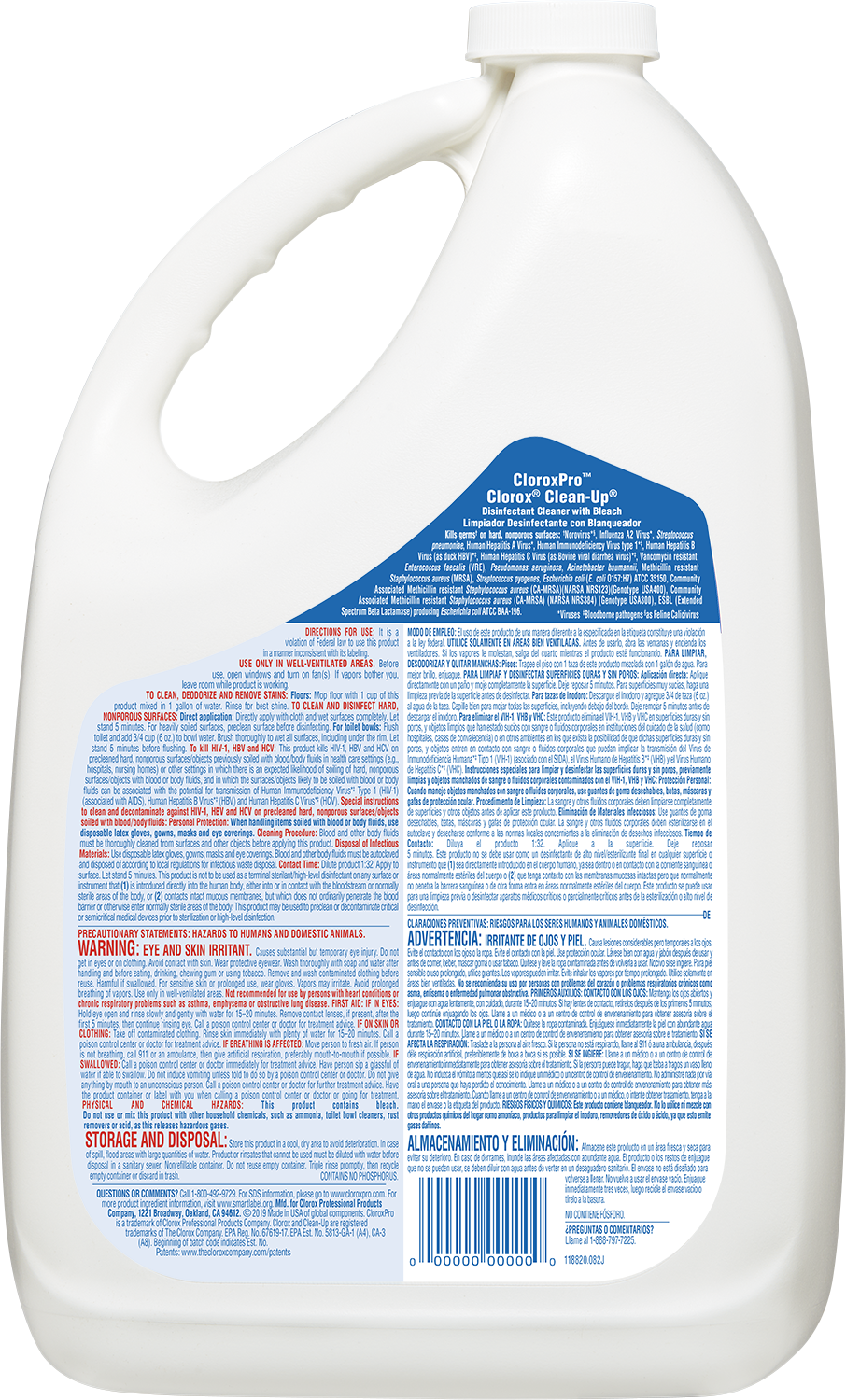 Clorox Bleach Label Clorox Clean Up 32 Oz. Rain Clean Scent