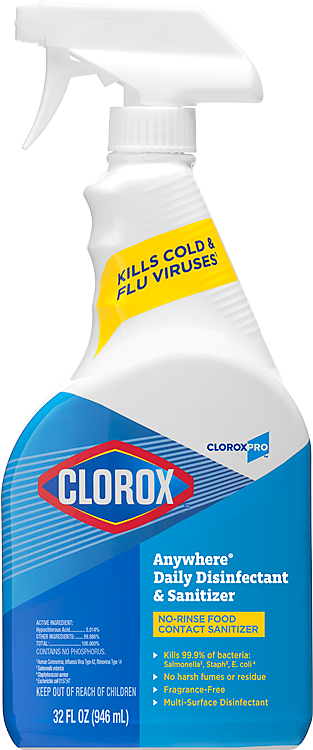 Clorox Anywhere Hard Surface Sanitizing Spray CloroxPro