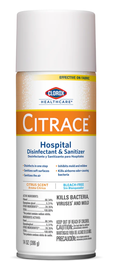 Citrace Hospital Disinfectant & Sanitizer | CloroxPro