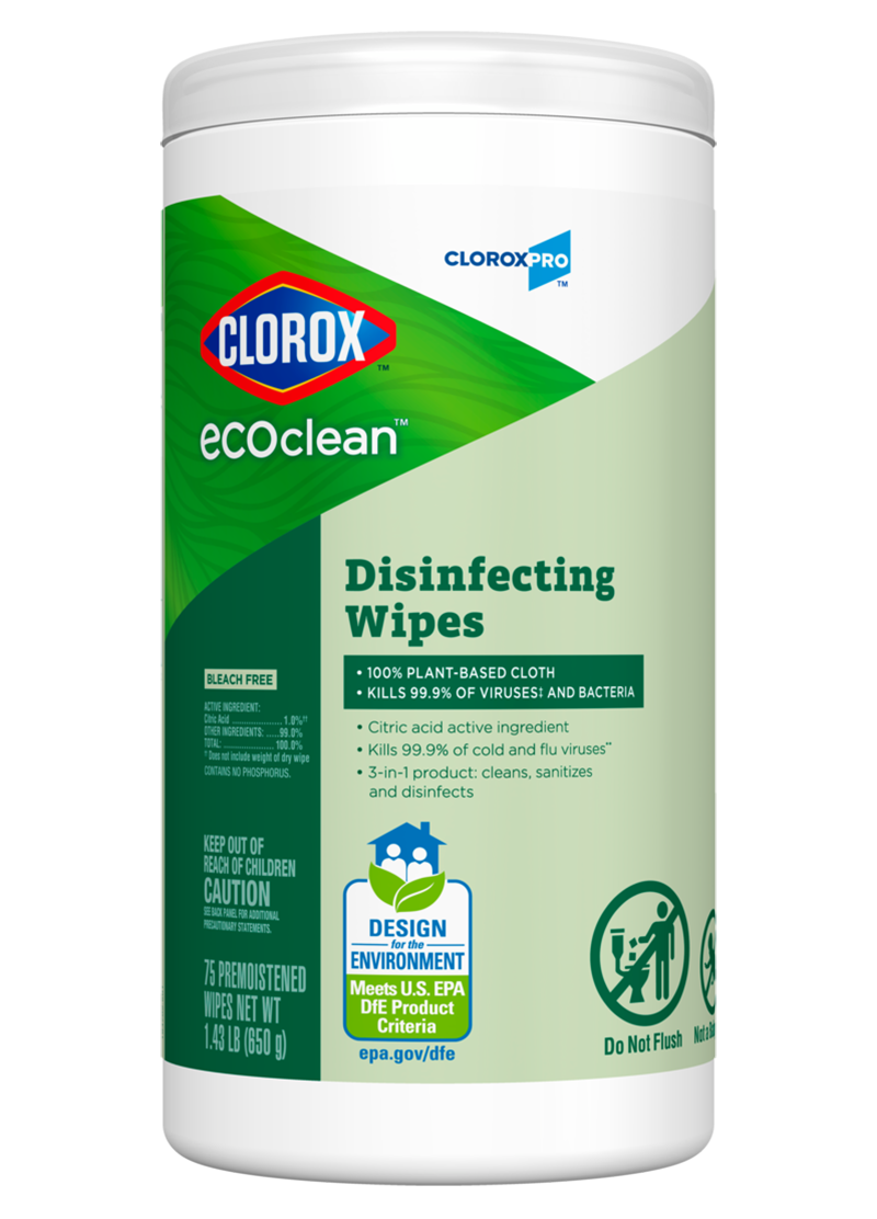 Clorox EcoClean Disinfecting Wipes | CloroxPro