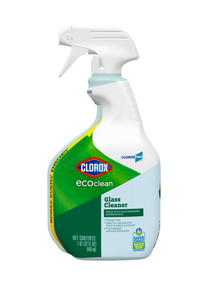 Clorox EcoClean Glass Cleaner | CloroxPro