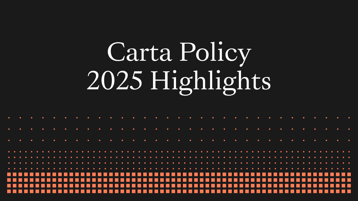2025 Carta Policy year in review