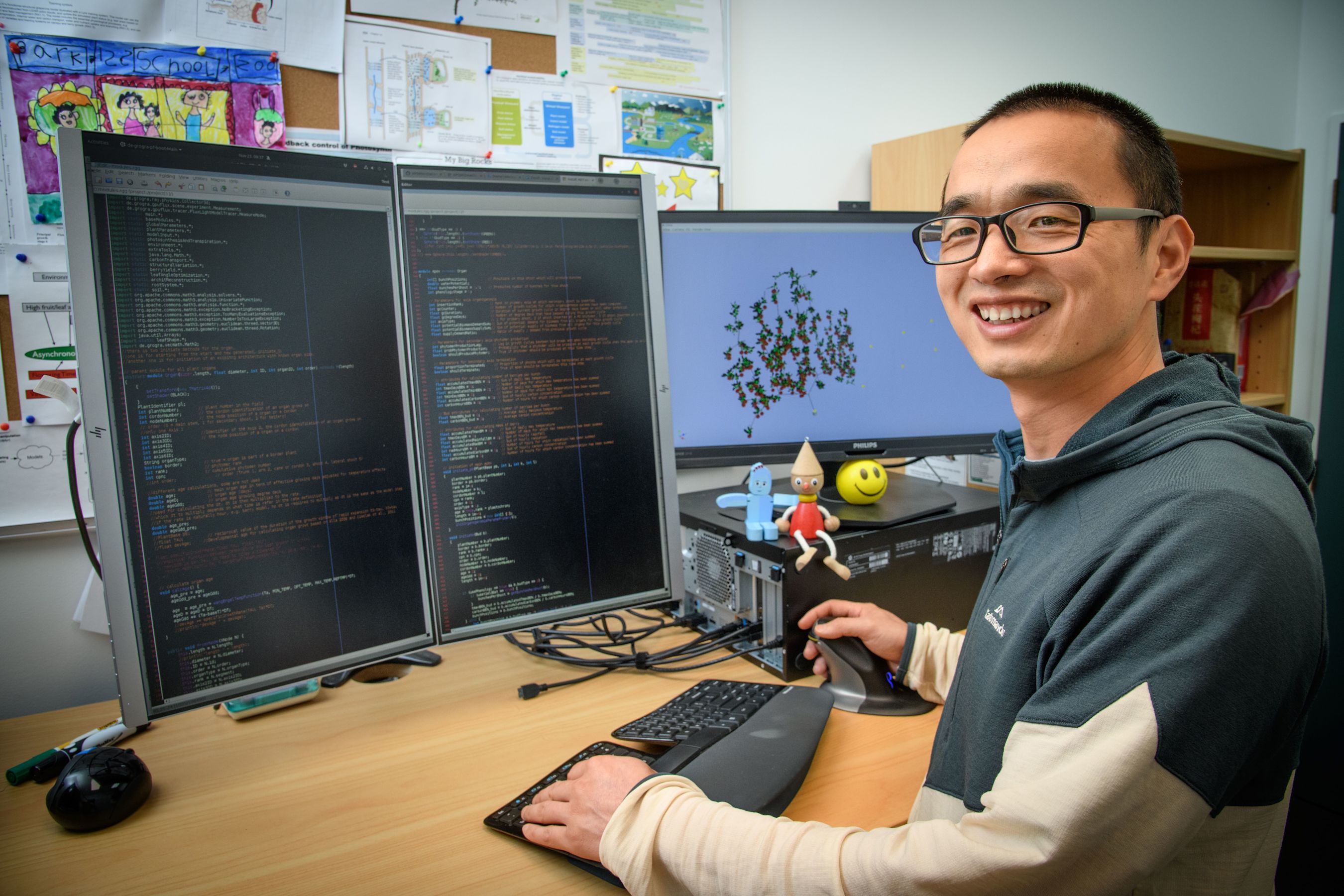 Junqi Zhu: grapes to apples for digital creator · Plant & Food Research