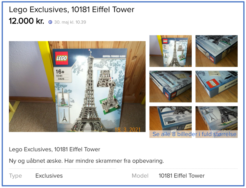 LEGO: Disse ting fra Lego er steget i værdi - DBA Guide