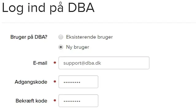 Hvordan opretter jeg en bruger på DBA? | Se hvordan her - DBA Guide
