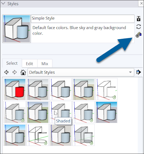 Creating and Editing a Style