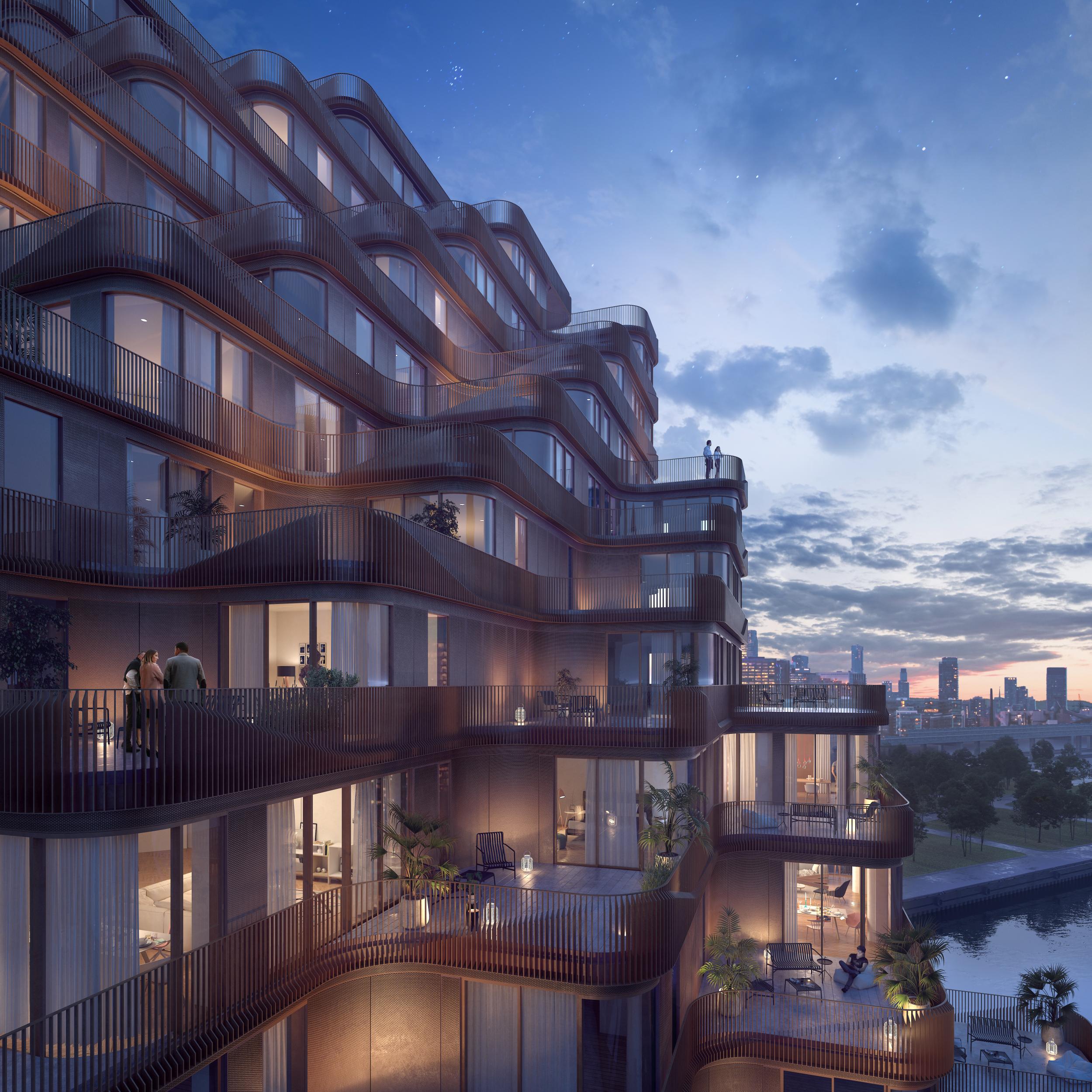 Hines Tridel Aqualuna At Bayside Condominiums in Downtown Toronto