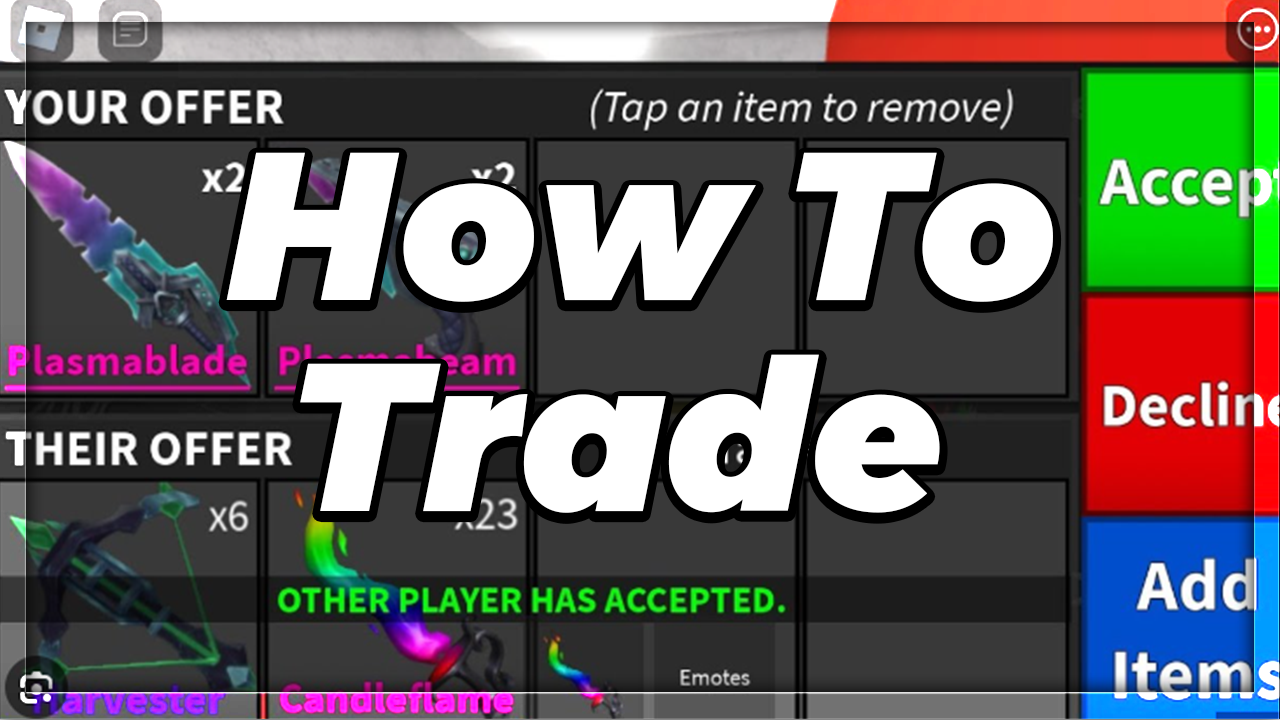 How To Trade In Murder Mystery 2 (MM2) - The Complete Guide!