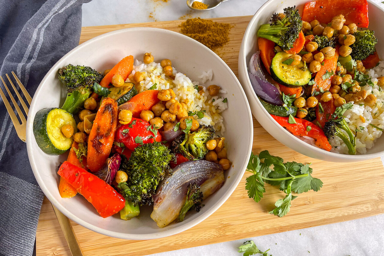 Sheet Pan Vegetable Curry
