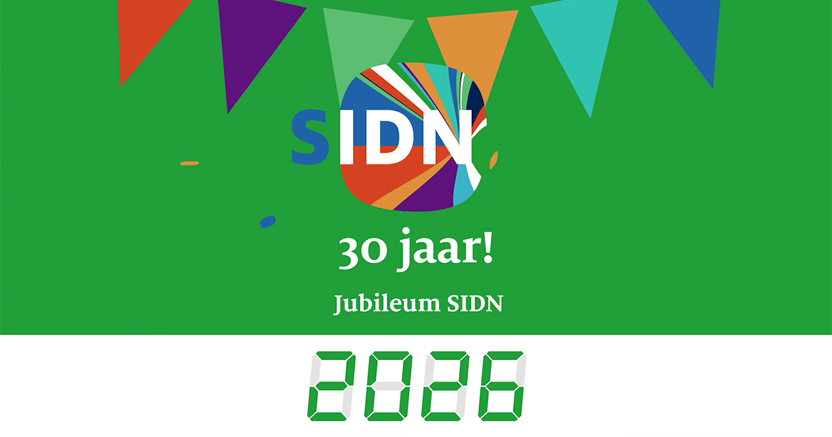 SIDN 30th anniversary | About SIDN | SIDN