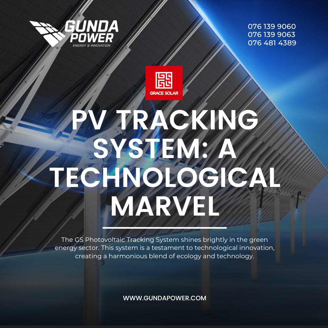 Grace Solar Photovoltaic Tracking System: A Technological Marvel Under ...