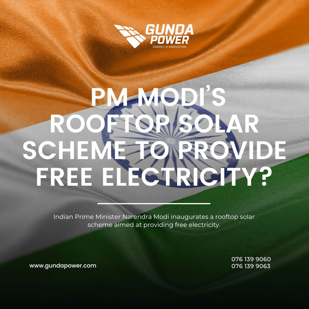 PM Modi’s rooftop solar scheme to provide free electricity? | Gunda Power