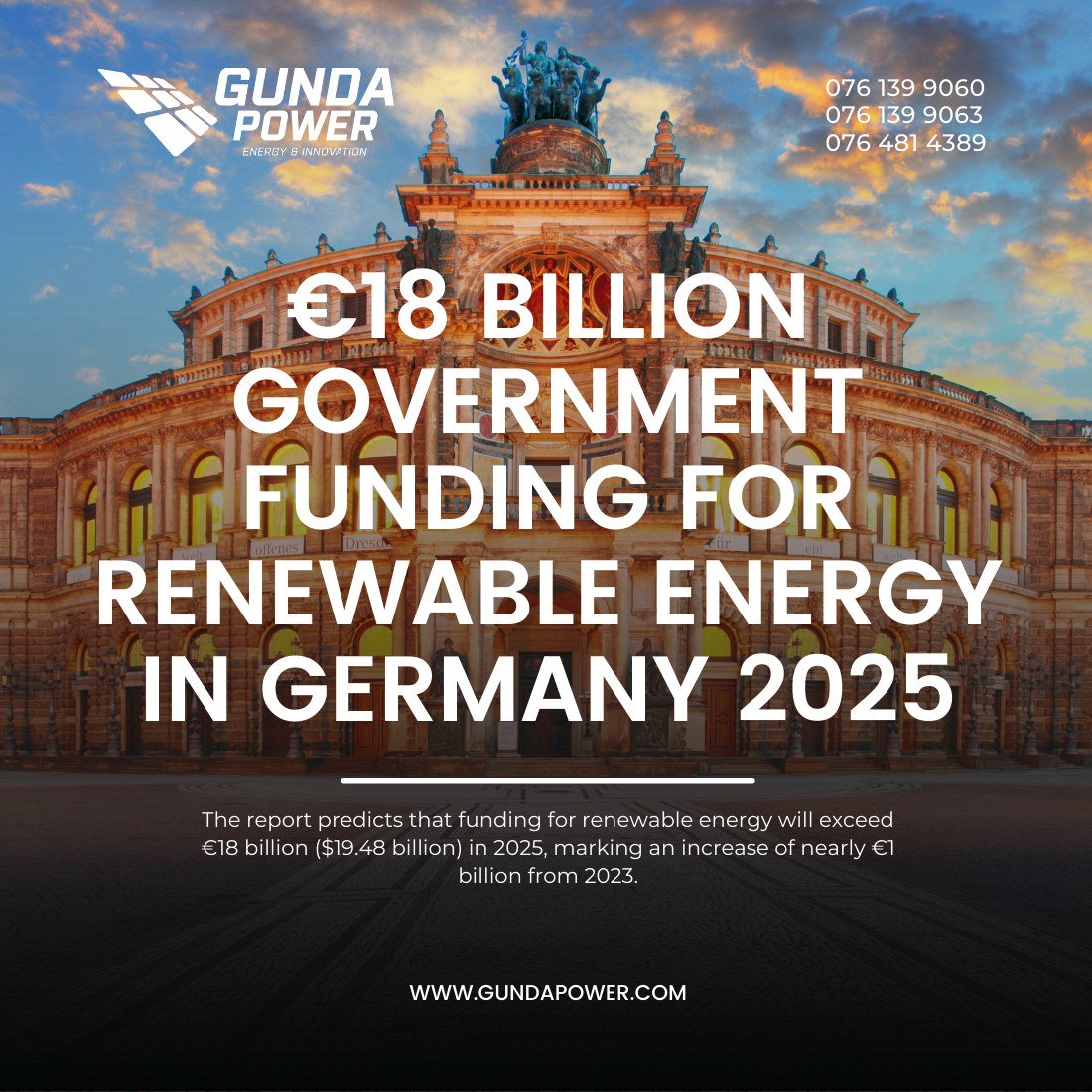 €18 Billion Government Funding for Renewable Energy in Germany 2025 ...