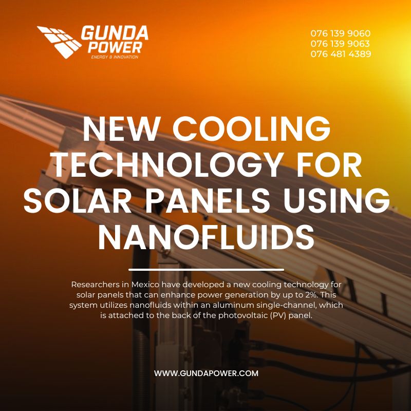 Innovative Cooling Technology for Solar Panels Using Nanofluids | Gunda ...