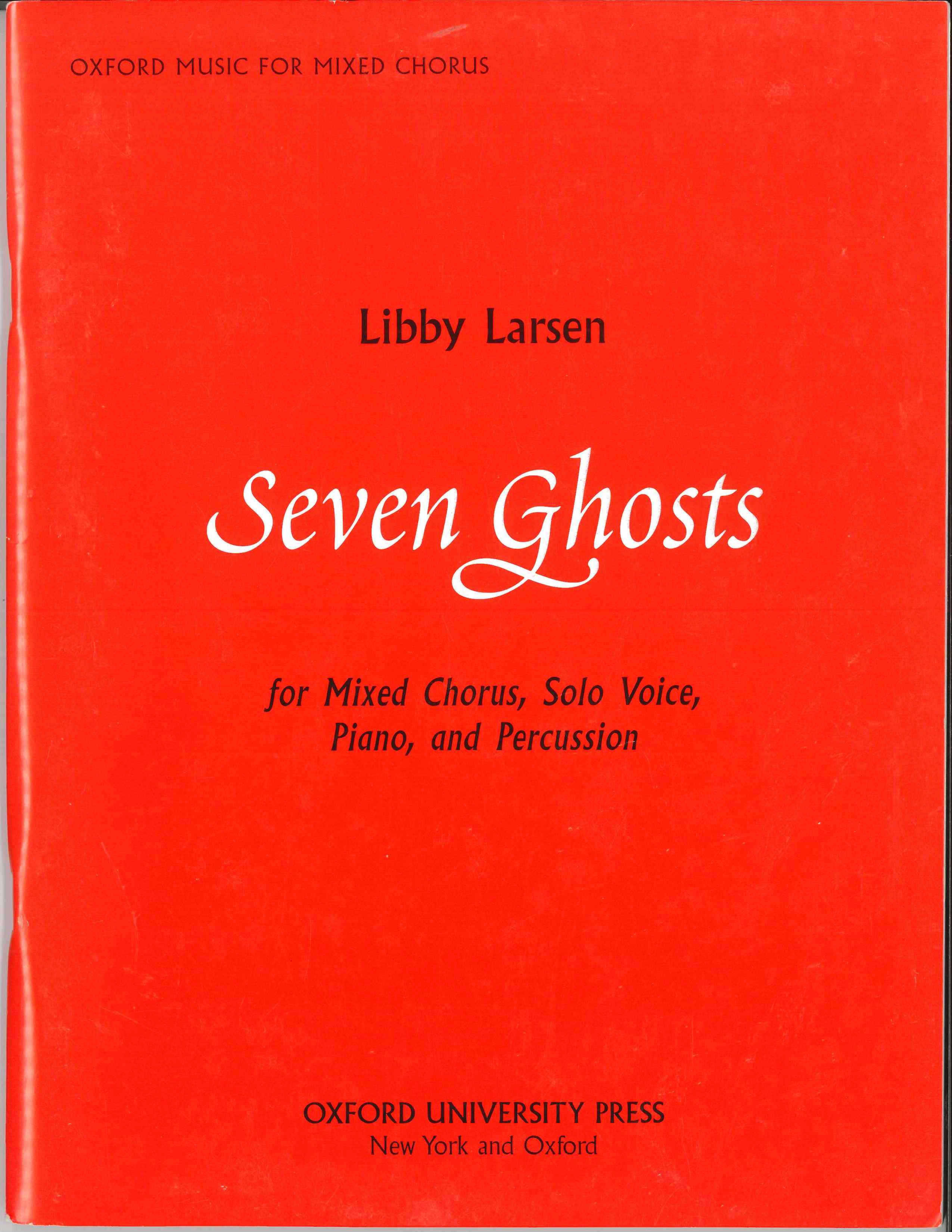 Seven Ghosts - Libby Larsen