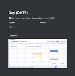 Notion Calendar Template Cachewest