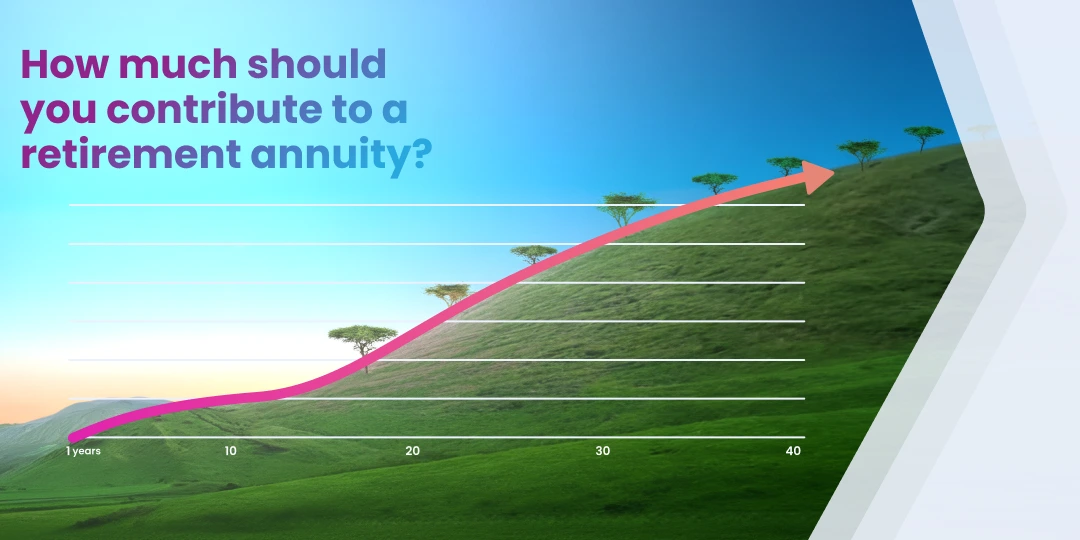 How much should you contribute to a retirement annuity?