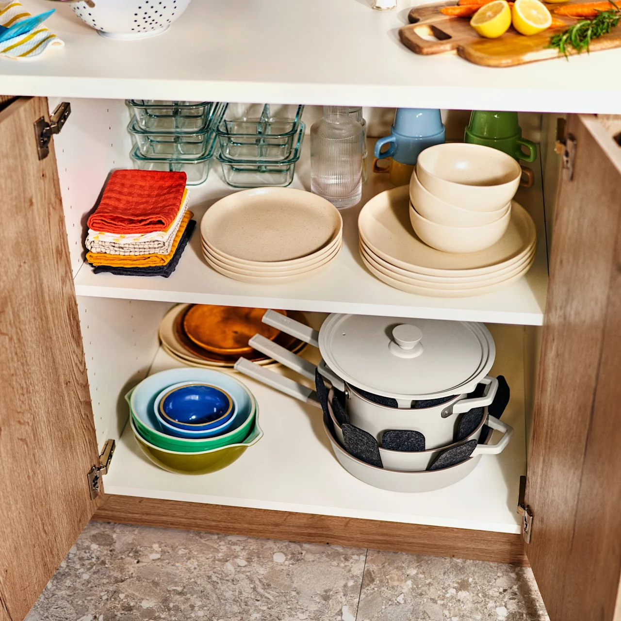 bella 9-Piece Ceramic Nonstick Cookware Set | Fits-anywhere ™ kitchenware