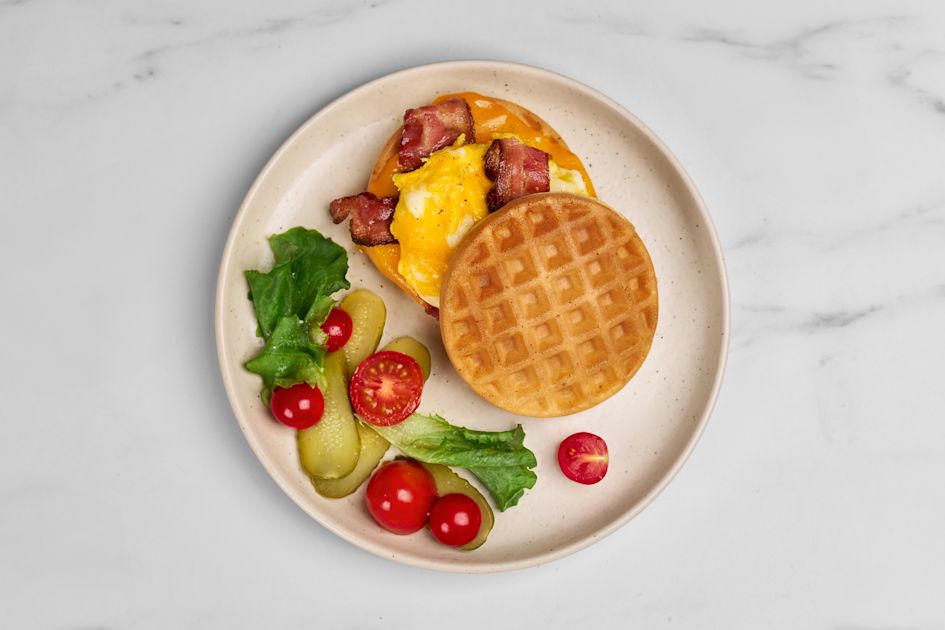 Mini Waffle Breakfast Sandwich Recipe – Quick and Easy