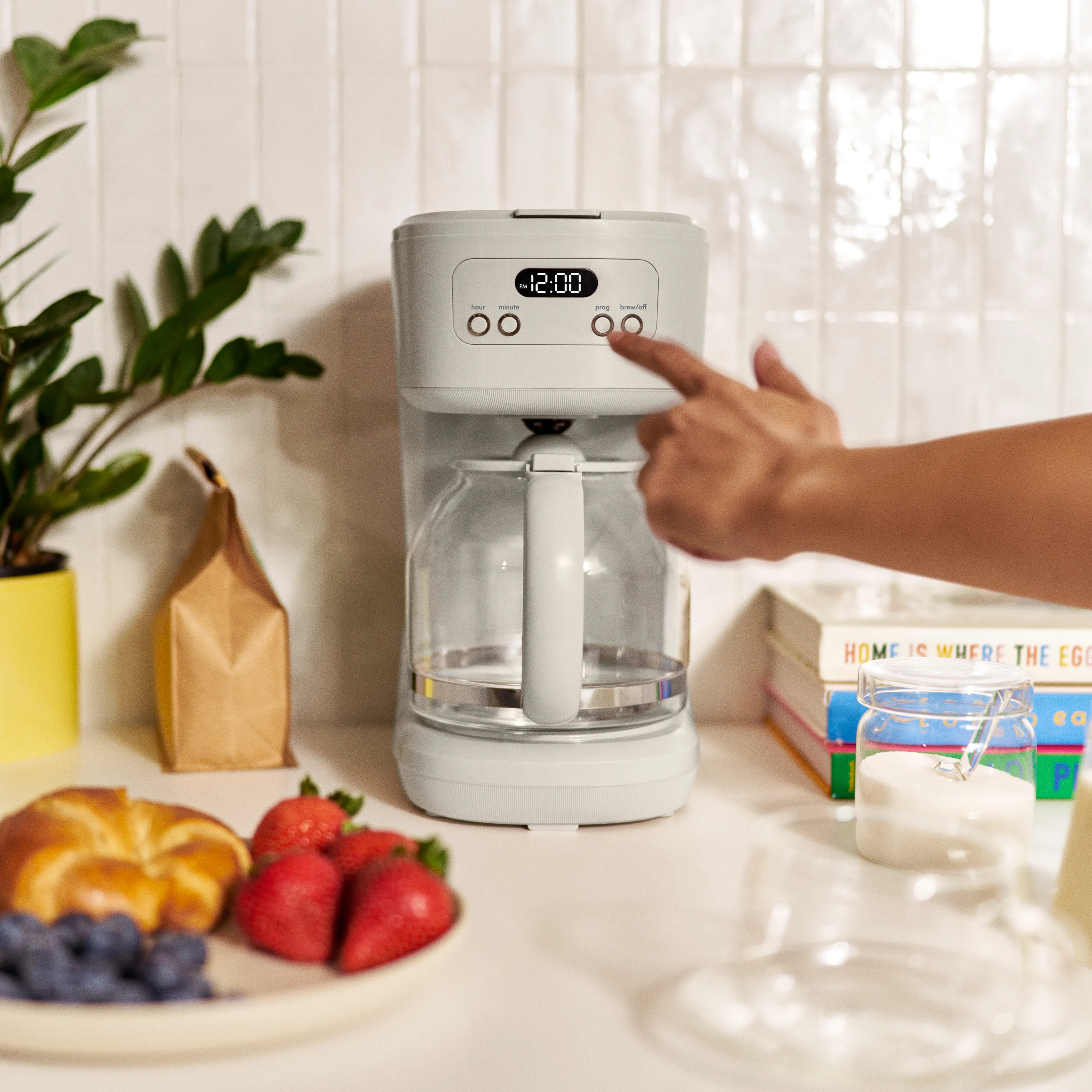 bella 12-Cup Programmable Coffee Maker – Custom Brew Strength, 24-Hour ...