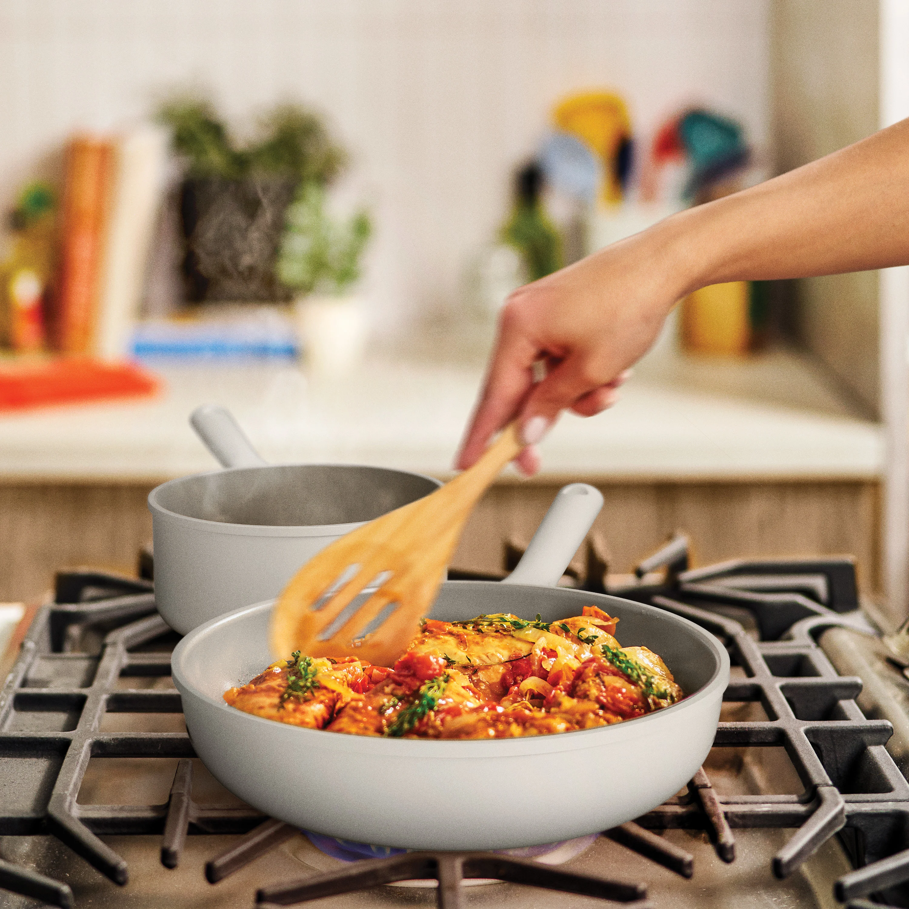 bella 7-Piece Ceramic Nonstick Cookware Set - Essential Pots and Pans ...