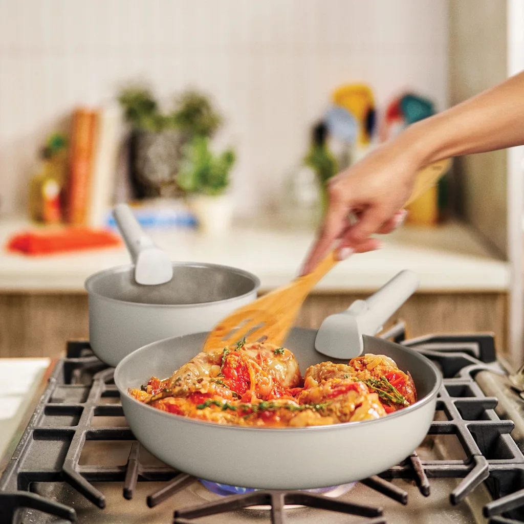 bella 8-Piece Ceramic Nonstick Cookware Set with Removable Handles