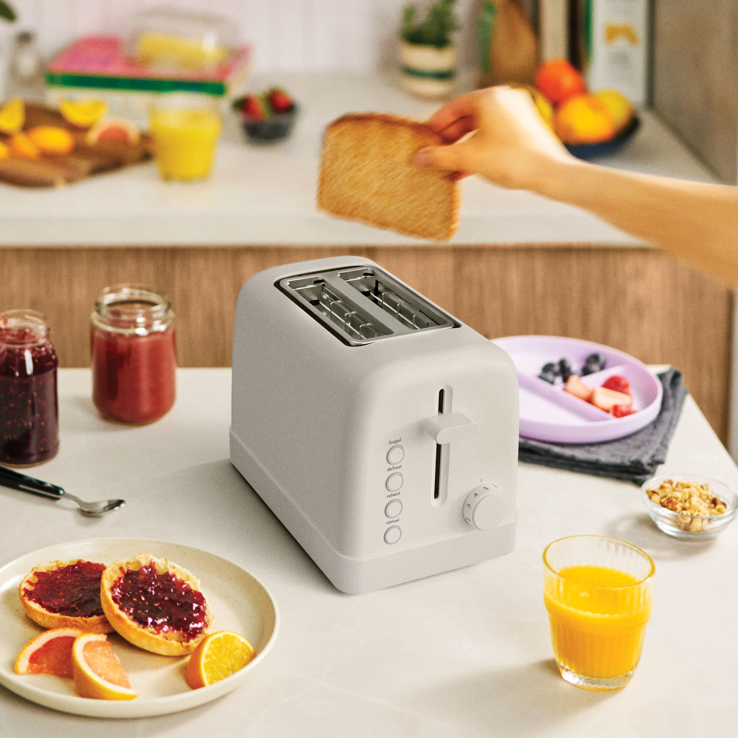 bella 2-Slice Toaster - Extra Wide Slots & Browning Control