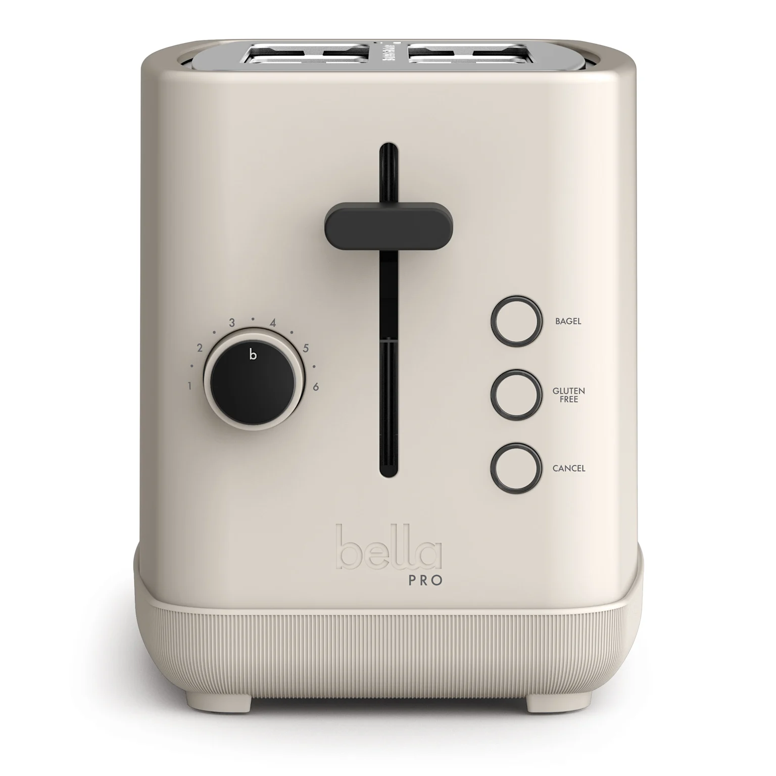 bella PRO 2 Slice Toaster - Extra-Wide Slots & Digital Browning