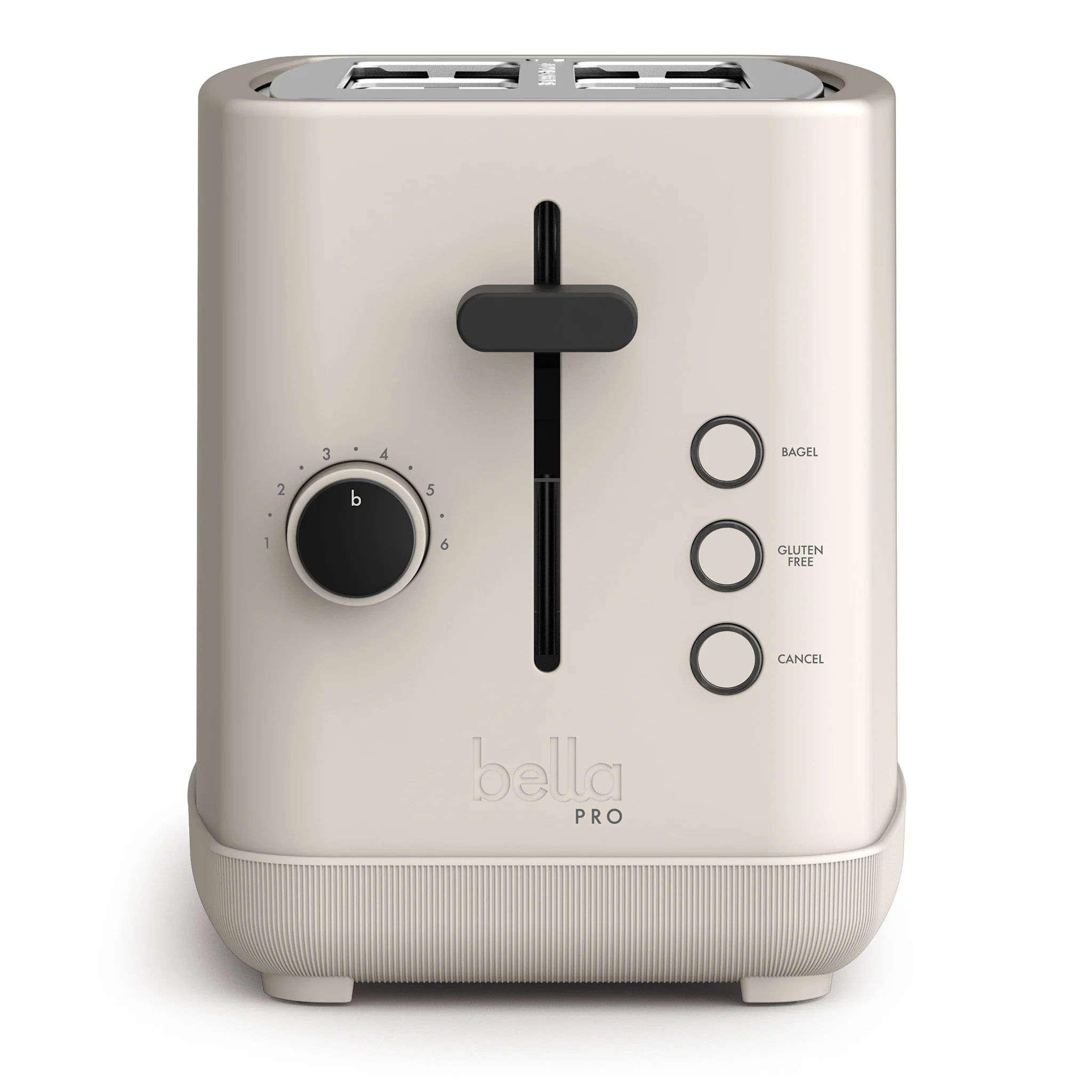 bella PRO 2 Slice Toaster - Extra-Wide Slots & Digital Browning