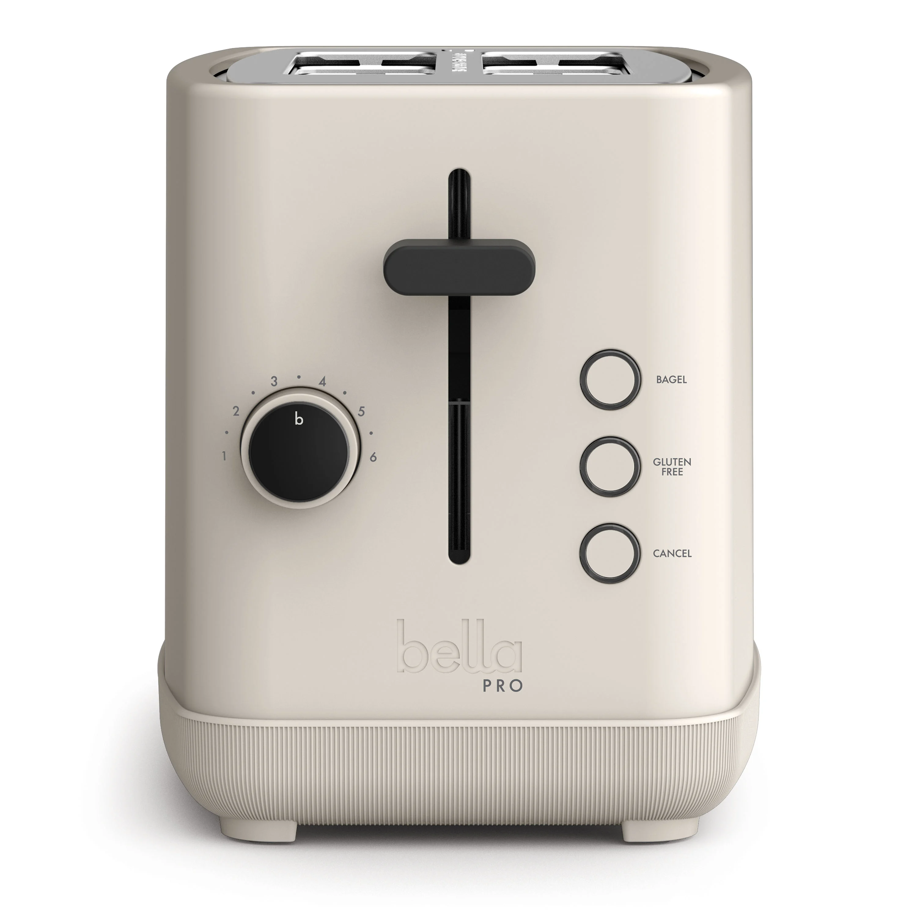 bella PRO 2 Slice Toaster - Extra-Wide Slots & Digital Browning