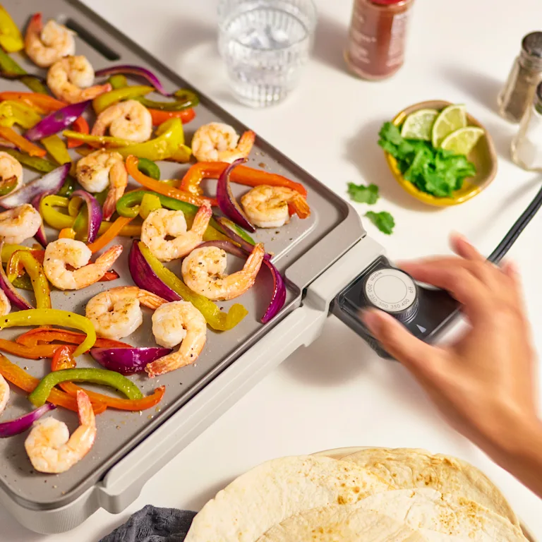 bella 12" x 22" XL Griddle with Warming Tray - Extra-Large Electric ...