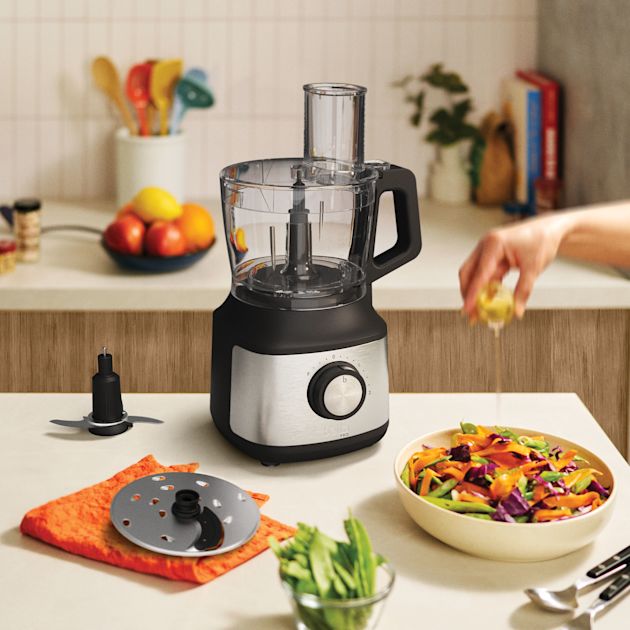 bella Pro 8-Cup Food Processor - Powerful Food Processor with Slicing ...