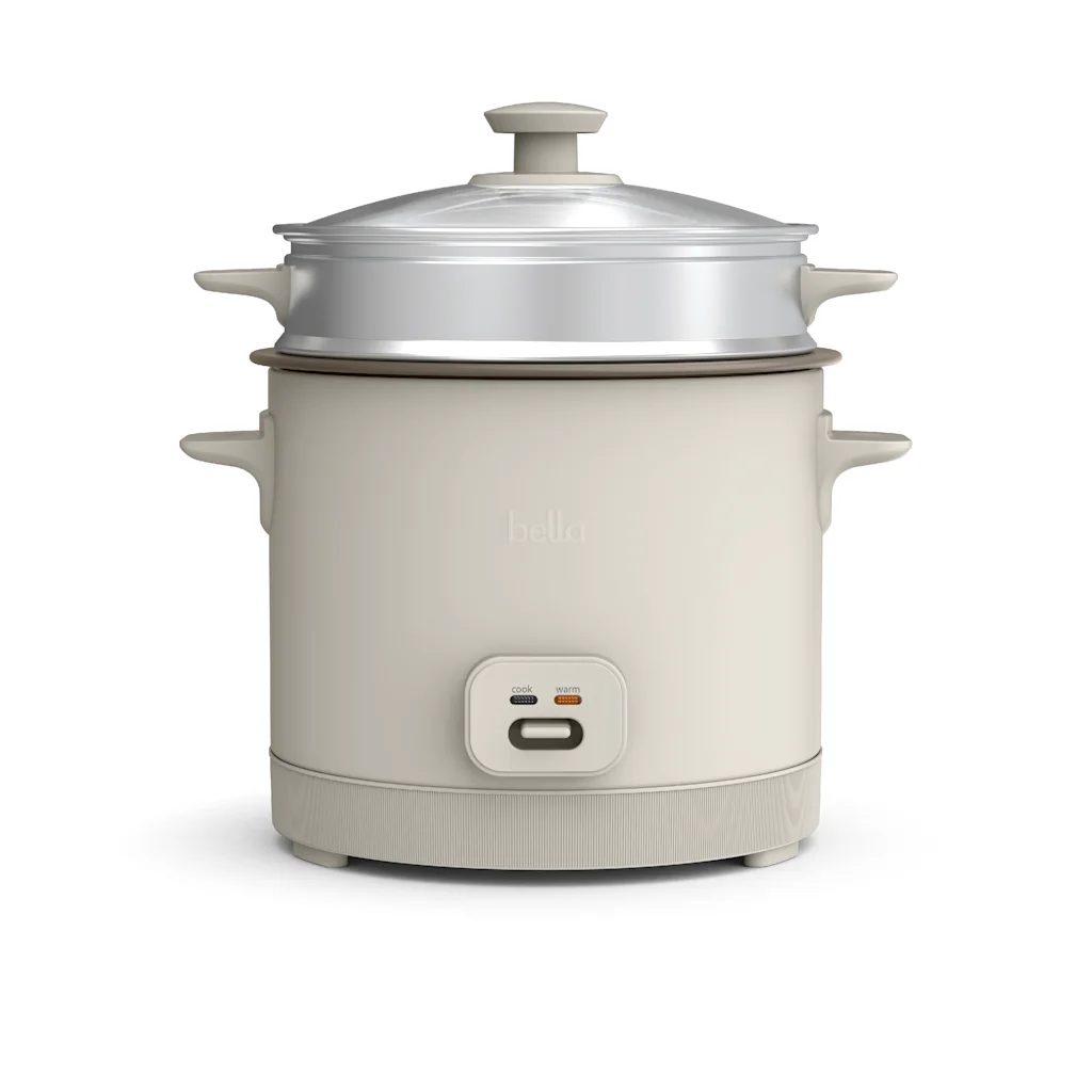 bella 16-Cup Rice Cooker and Steamer - Large Capacity Rice Cooker with ...
