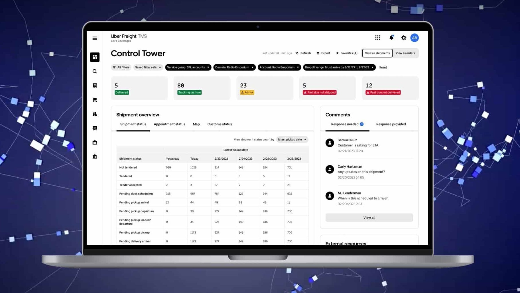 Uber Freight TMS: El motor que impulsa la logística inteligente hacia ...