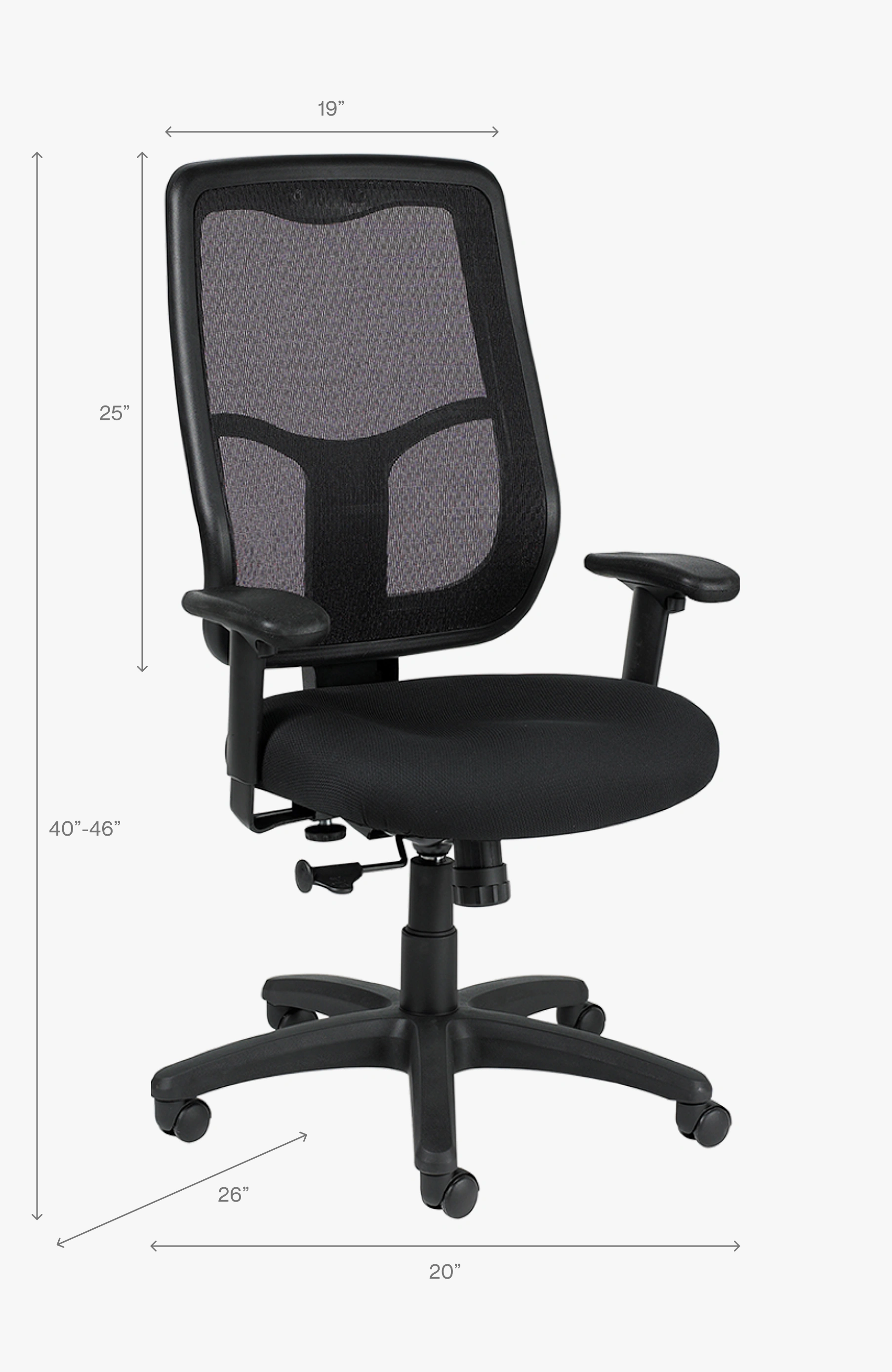 Apollo High-back Synchro With Ratchet Back | Eurotech