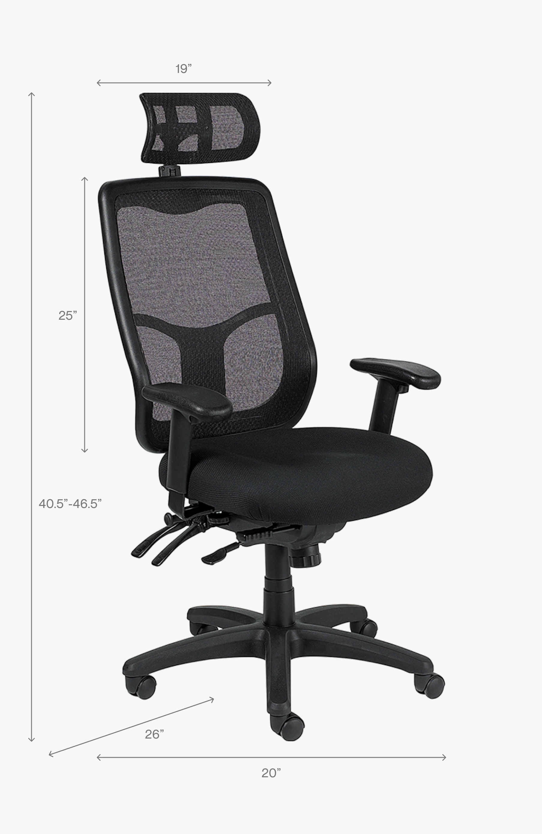 Apollo High Back Multi-function With Ratchet Back | Eurotech