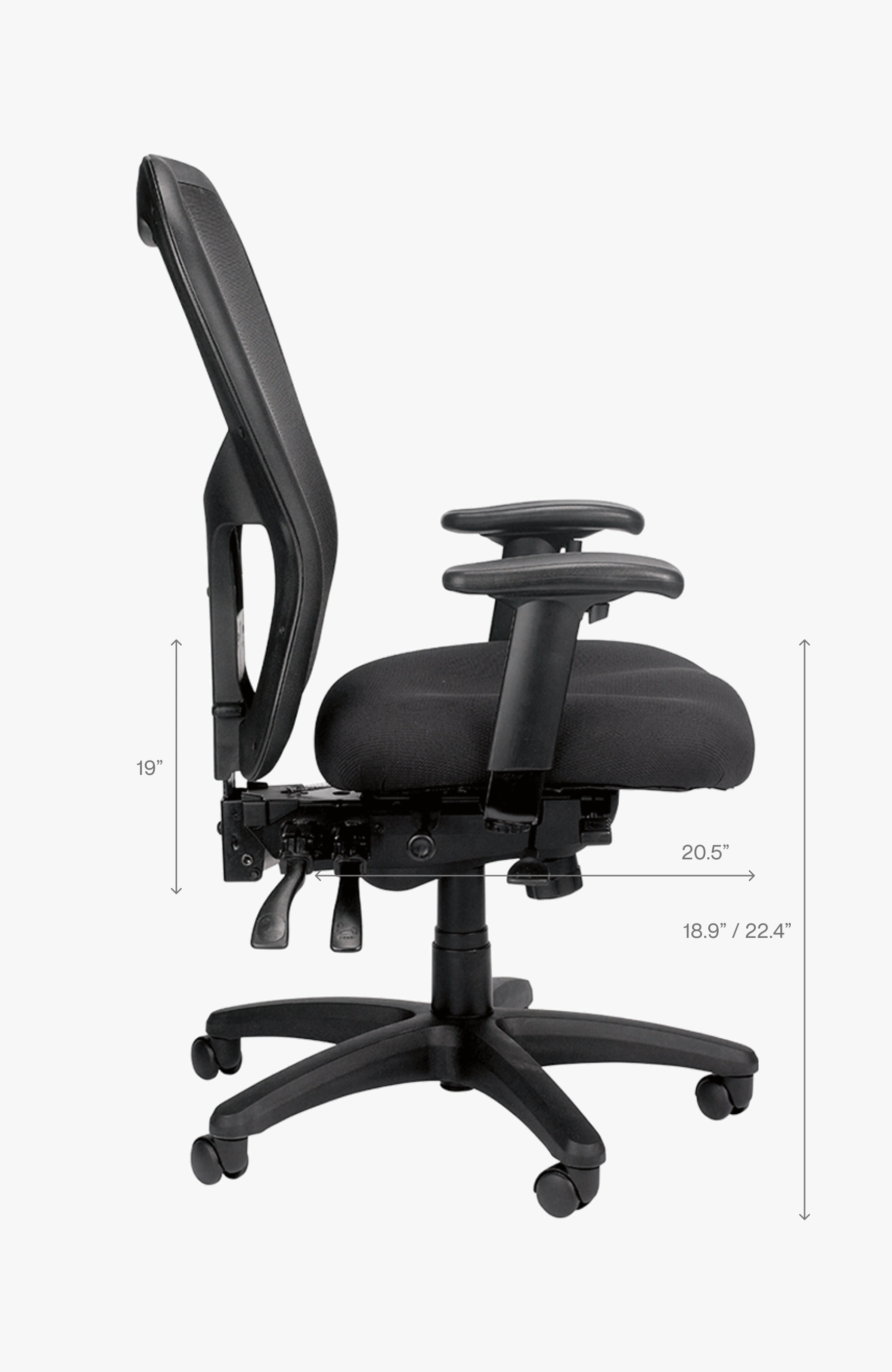 Apollo High-back Multi-function With Seat Slider | Eurotech