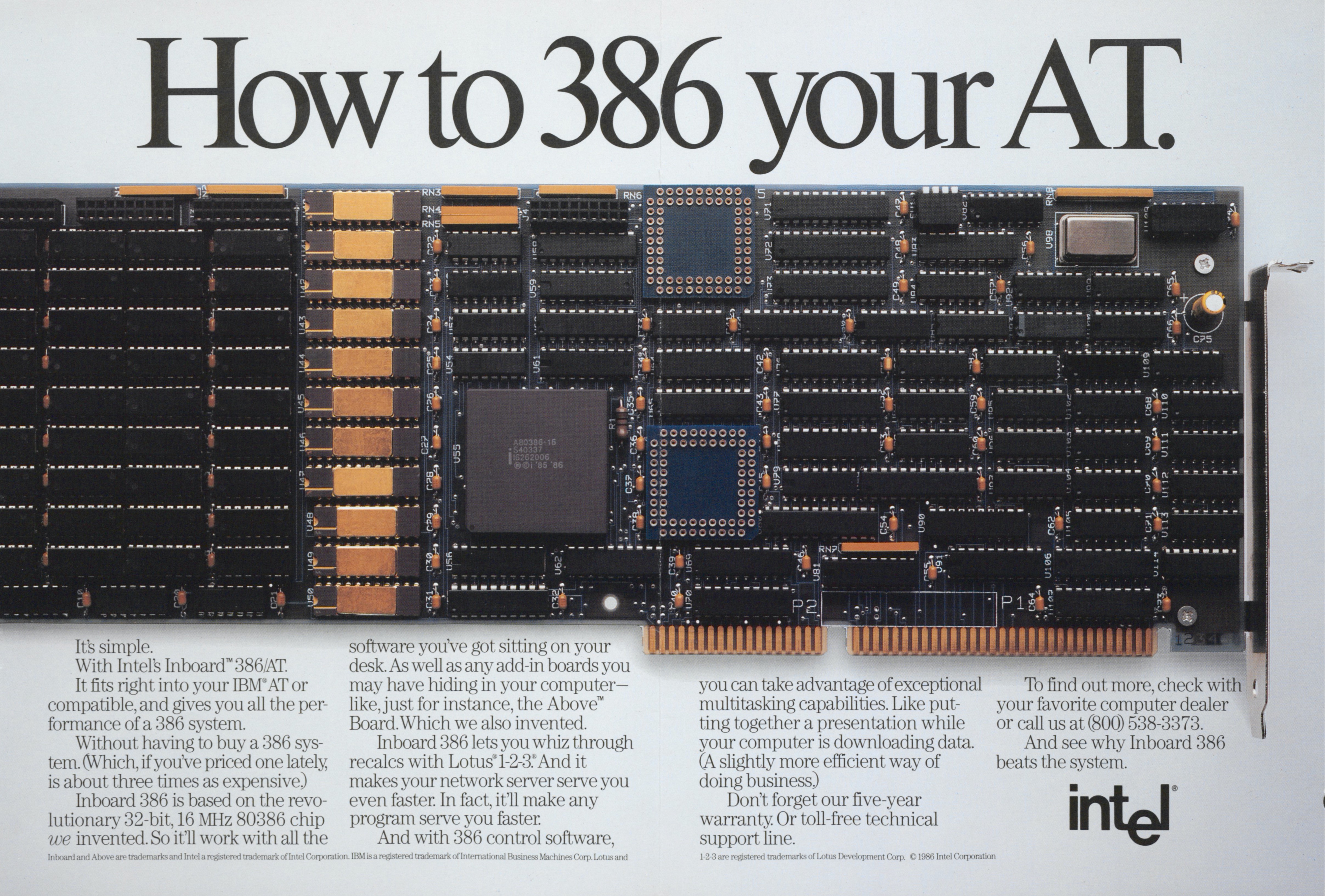 Explore Intel’s history- Advertising Upgrades