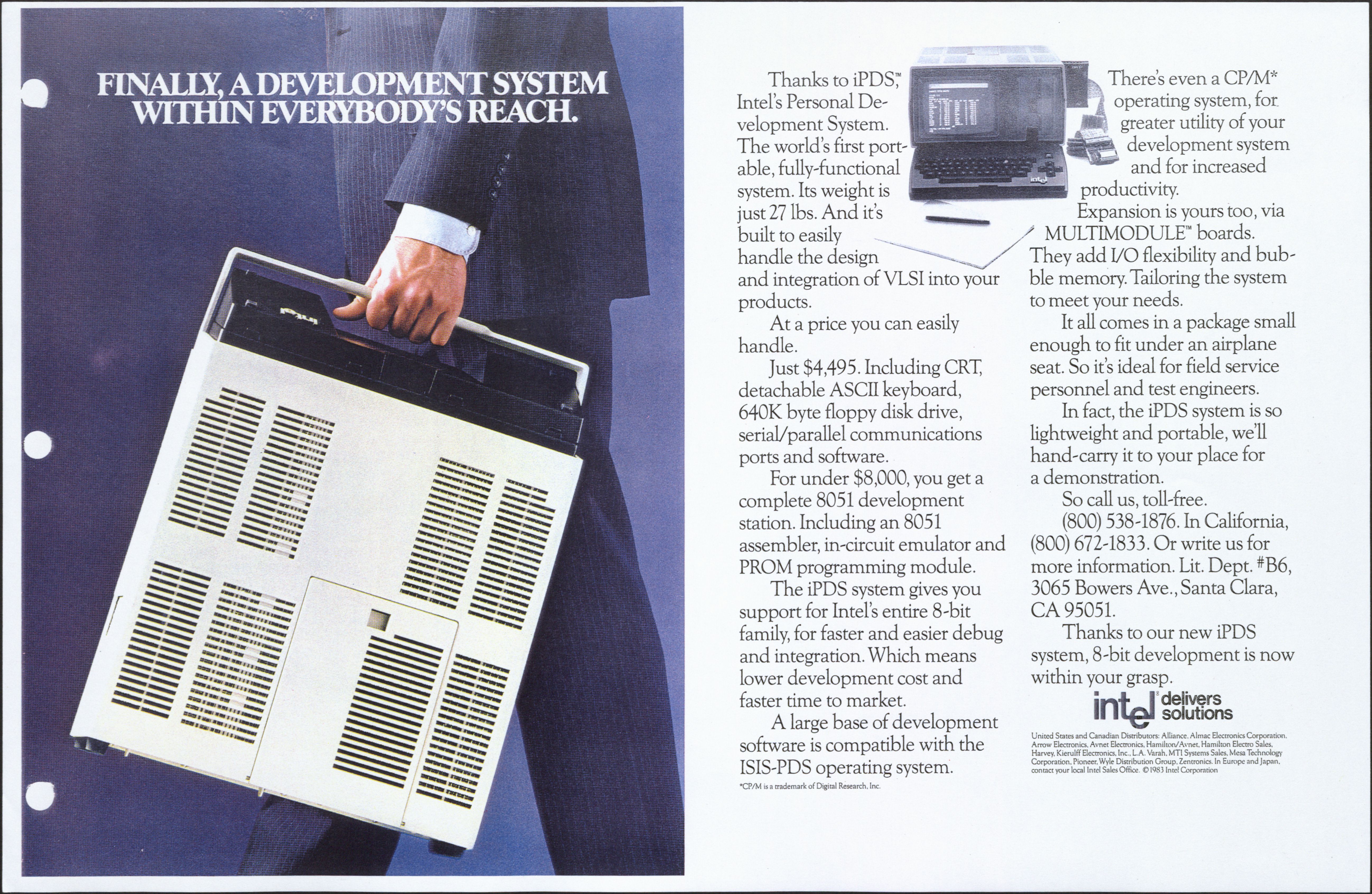 Explore Intel’s history- The Intel Portable Computer