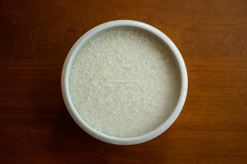 Soaking Rice