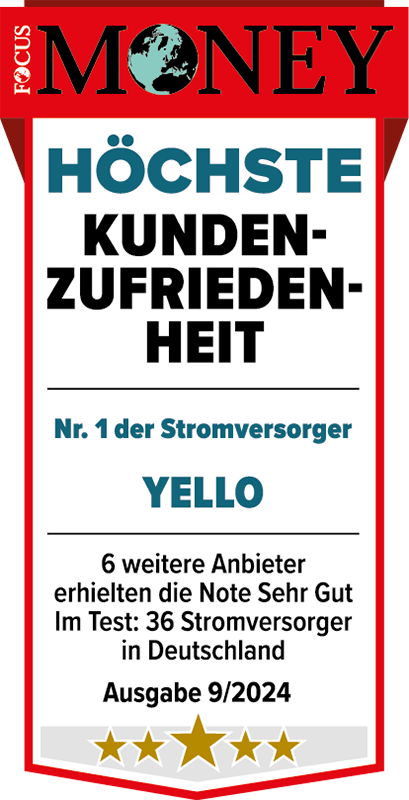 Stromtarife 2025: Dein Yello Strom mit Wechselbonus.