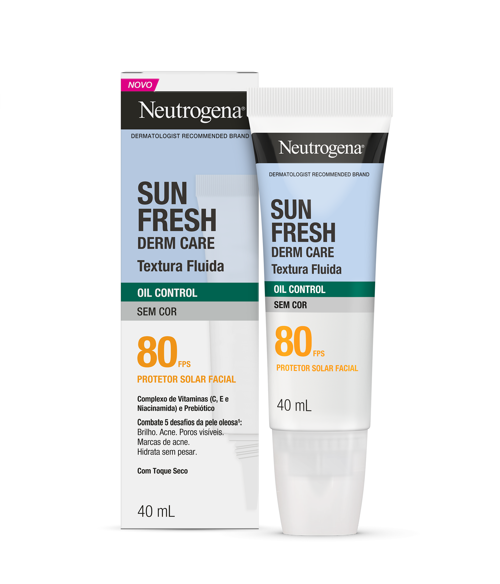 Protetor Solar Facial NEUTROGENA SUN FRESH® Derm Care Oil Control ...